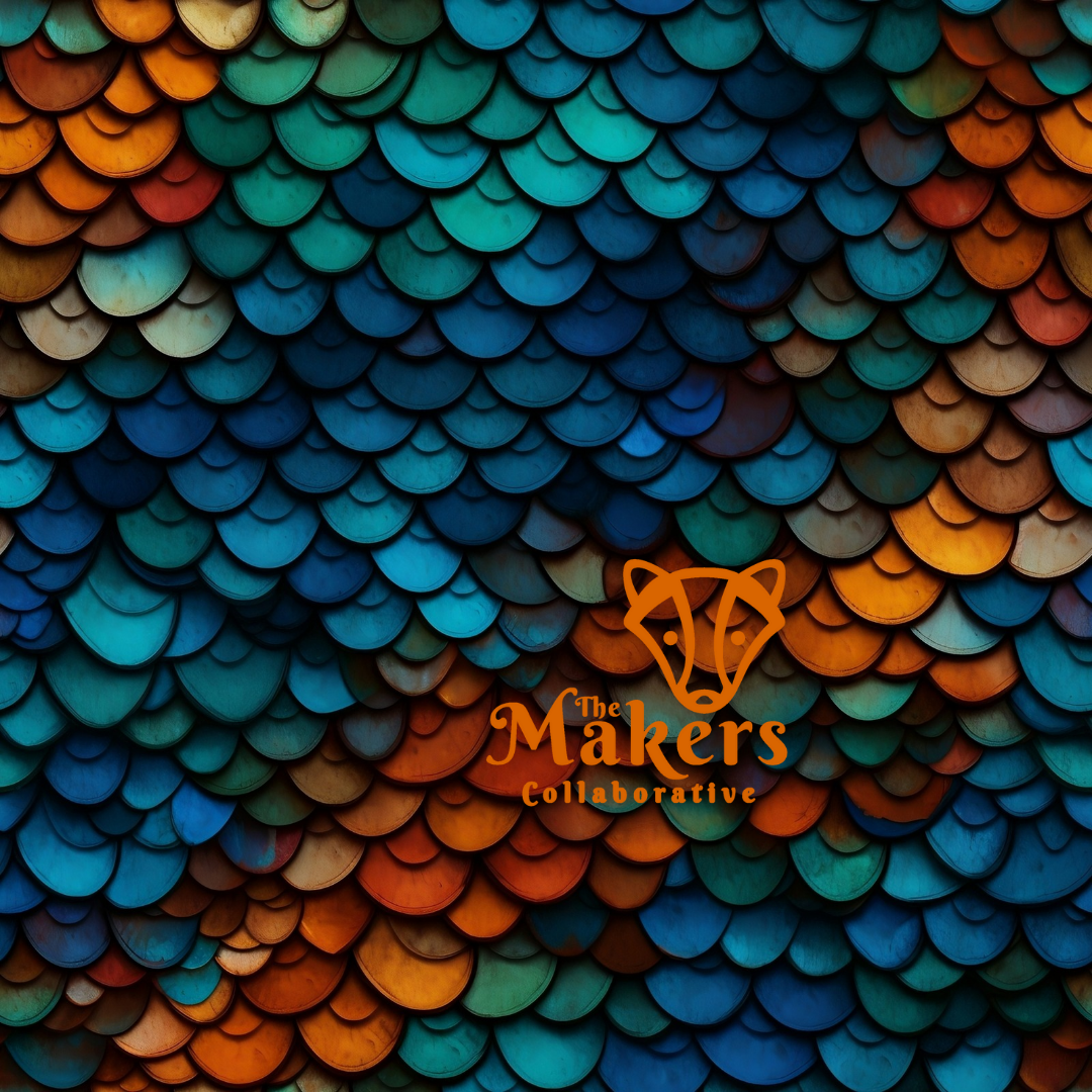 Blue and Orange Scales | The Makers Collaborative