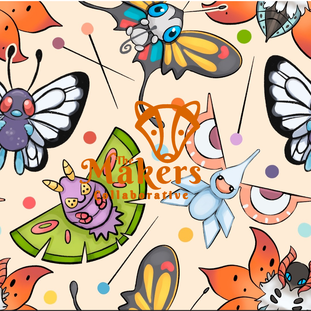 Butterfly Monsters Tan | The Makers Collaborative