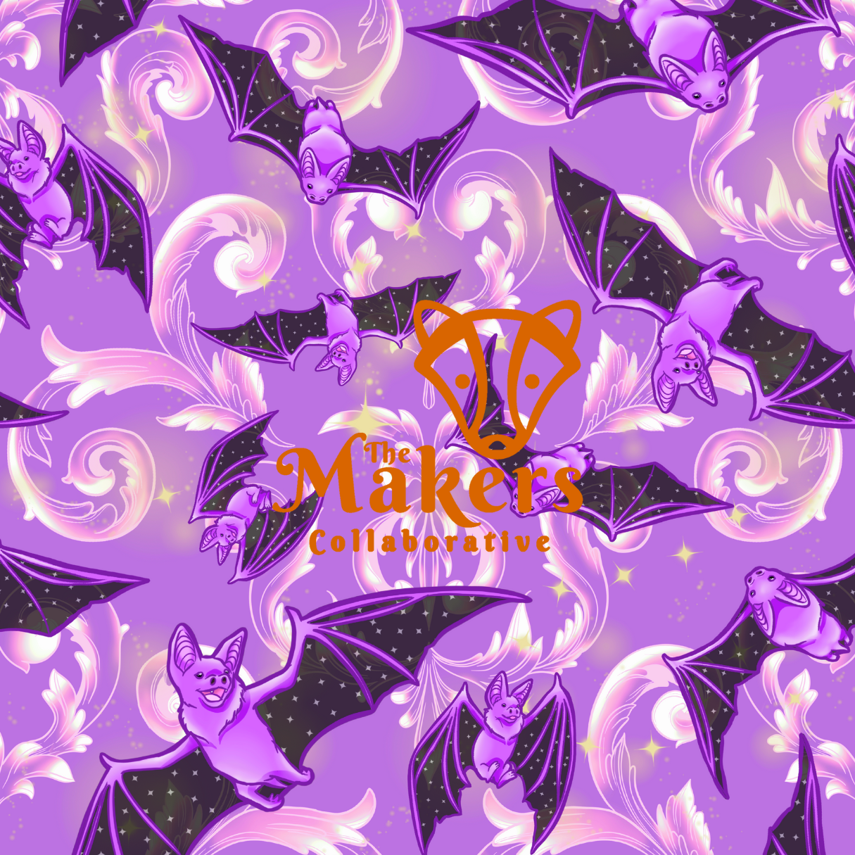 Happy Purple Bat Coordinate | The Makers Collaborative