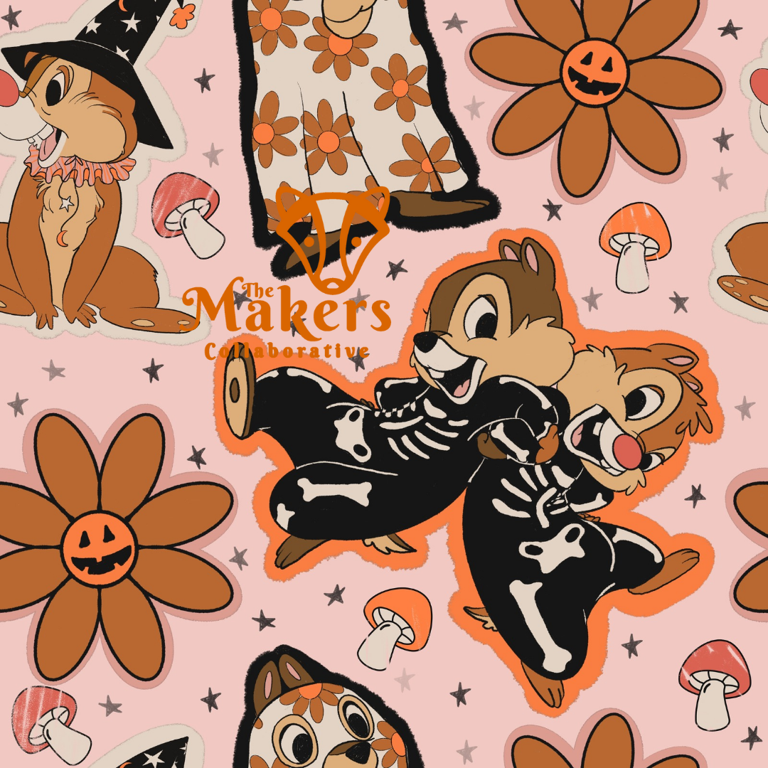 Chipmunk Halloween Pink | The Makers Collaborative