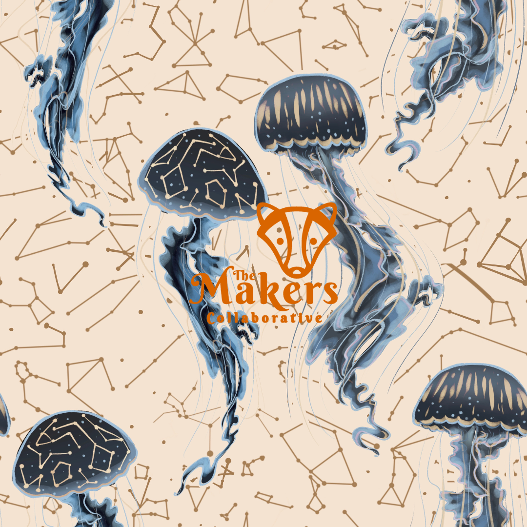 Celestial Jellies Tan Constellation | The Makers Collaborative