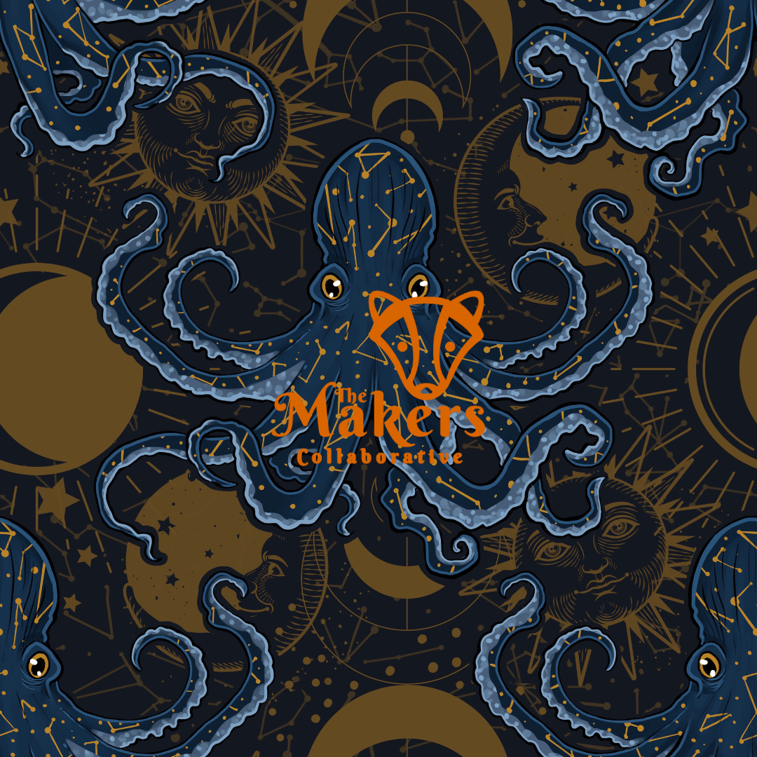Celestial Octopus Dark | The Makers Collaborative