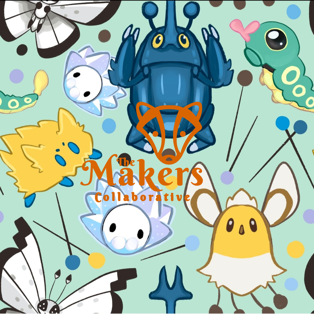 Bug Monsters Teal | The Makers Collaborative