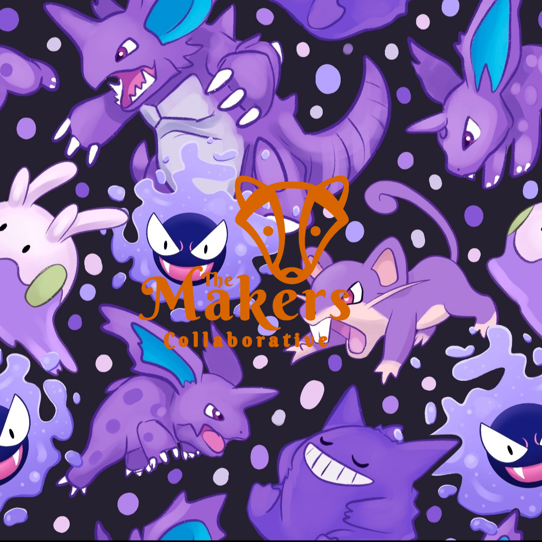 Purple Monsters Black | The Makers Collaborative