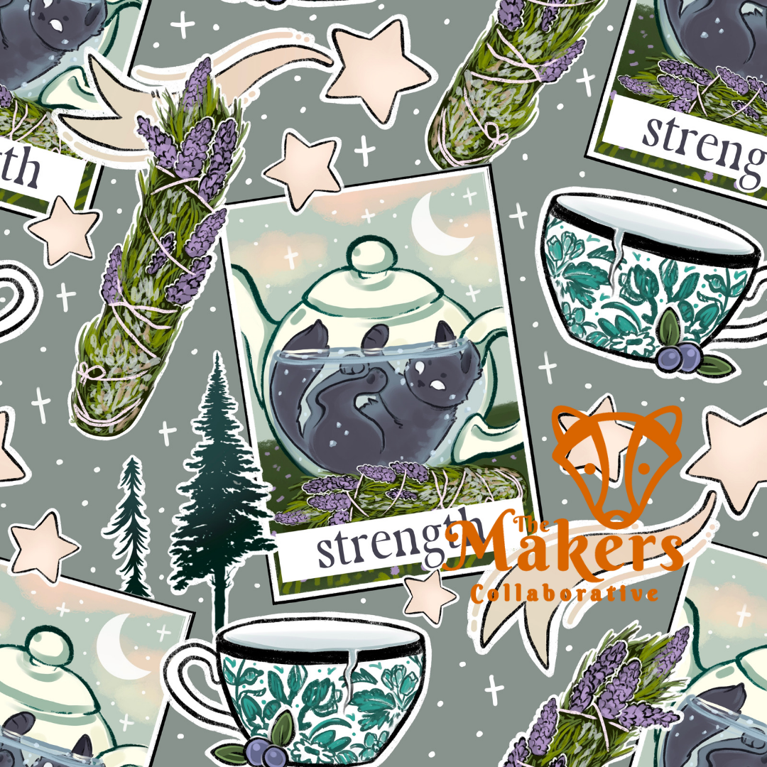 Cat Teapot Tarot | The Makers Collaborative