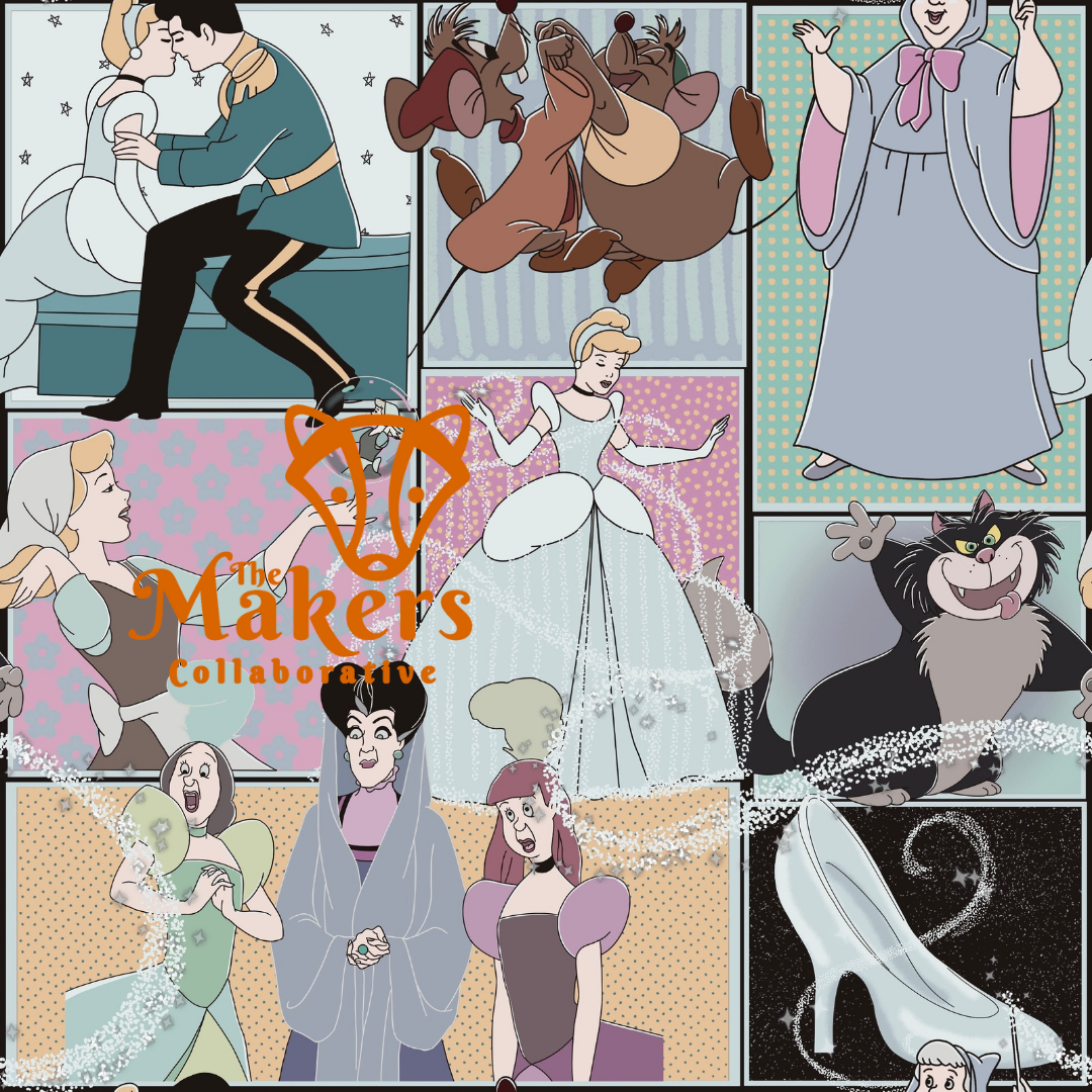 Glass Slipper Comic Muted | The Makers Collaborative